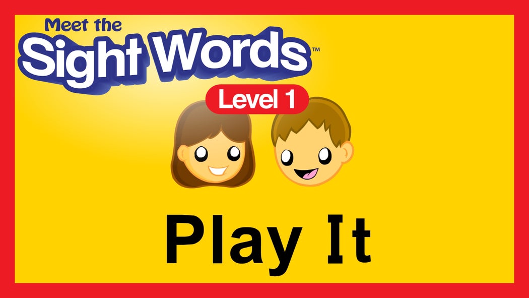 Meet the Sight Words | Level 1