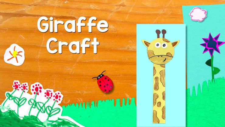 HeidiSongs | Giraffe Craft - Crafts with Miss Kim