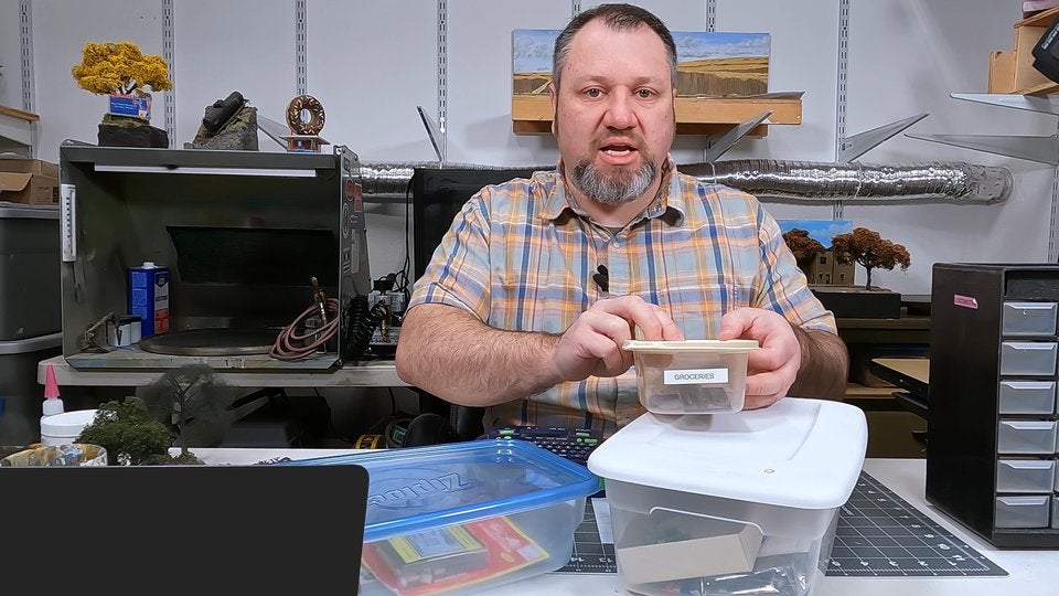 Organizing hobby storage