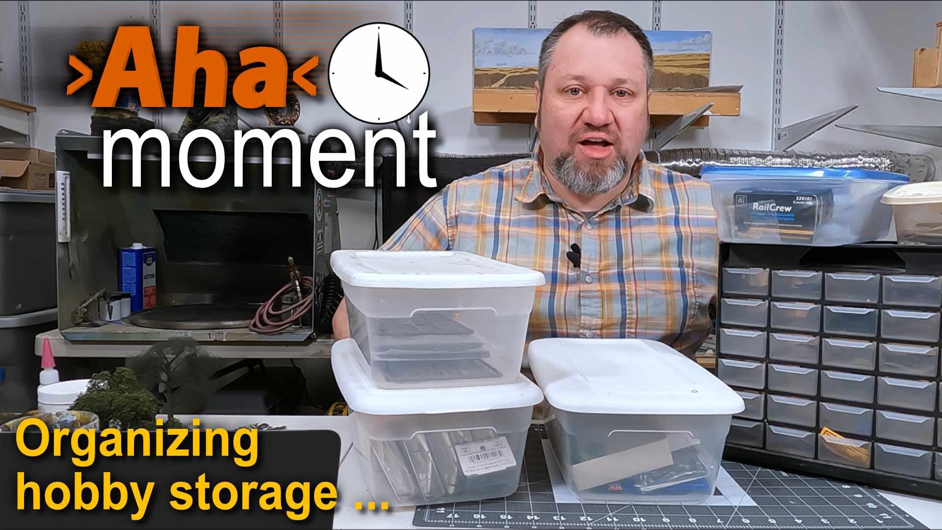 Organizing hobby storage