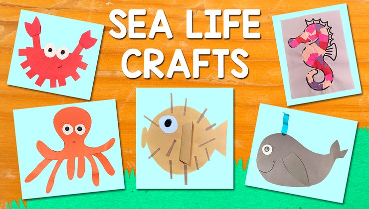 HeidiSongs | Sea Life Projects - Crafts with Miss Kim
