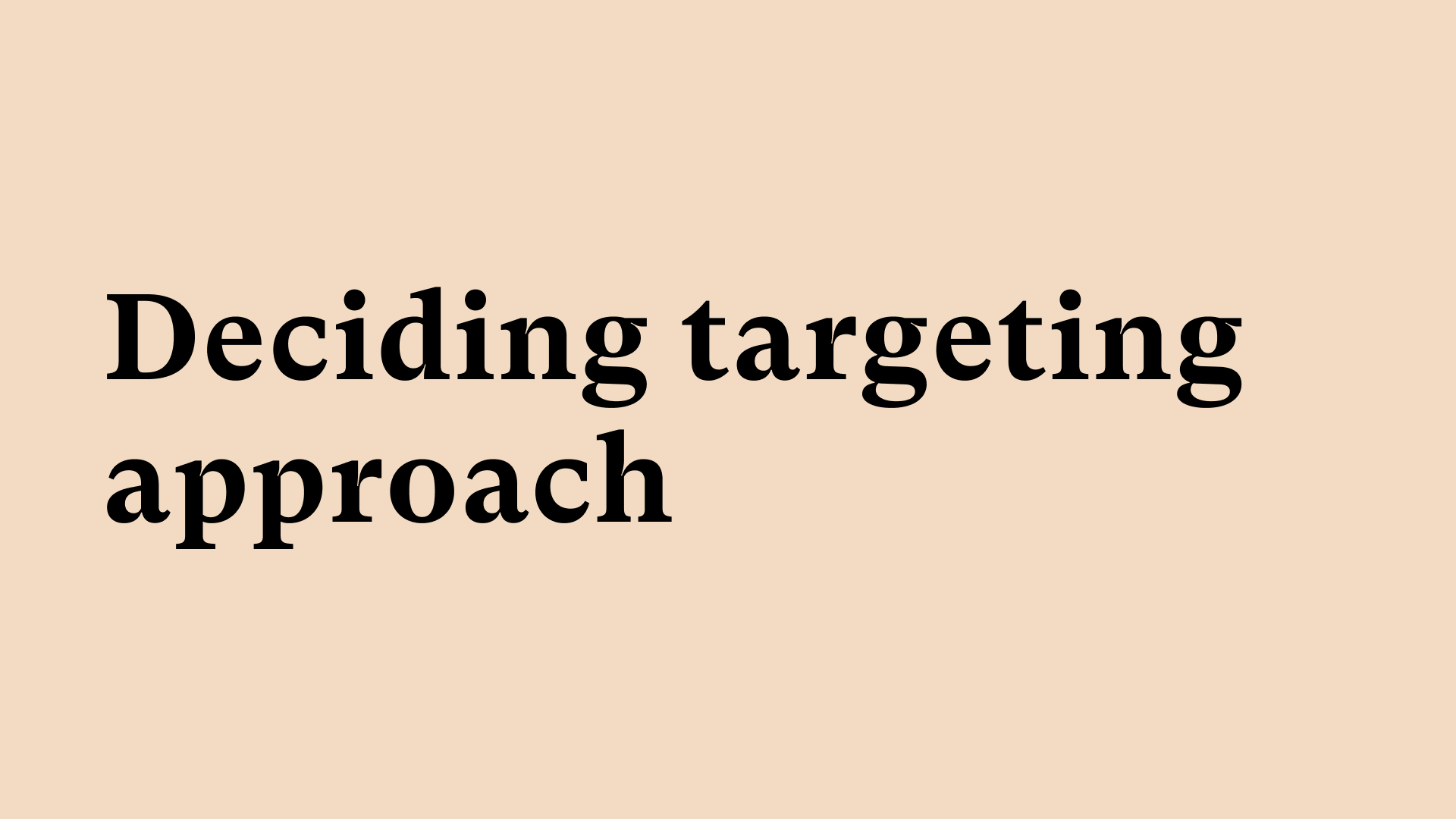 How to Write a Market Strategy