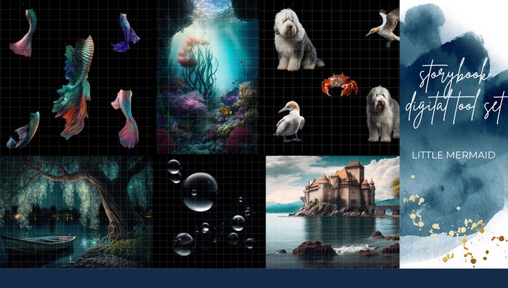 Finding North Educational Resources for Photographers | Little Mermaid Digital Storybook Tool Set