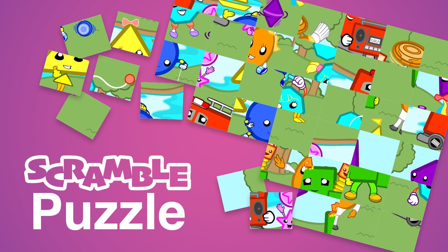 Kids Club | Scramble Puzzle "Shapes"