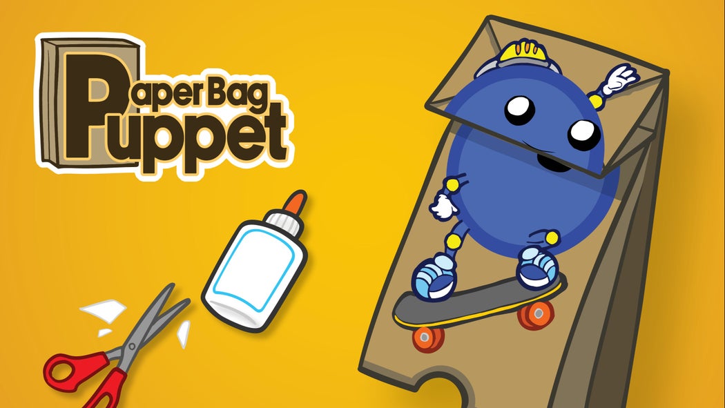 Kids Club | Paper Bag Puppet "T"