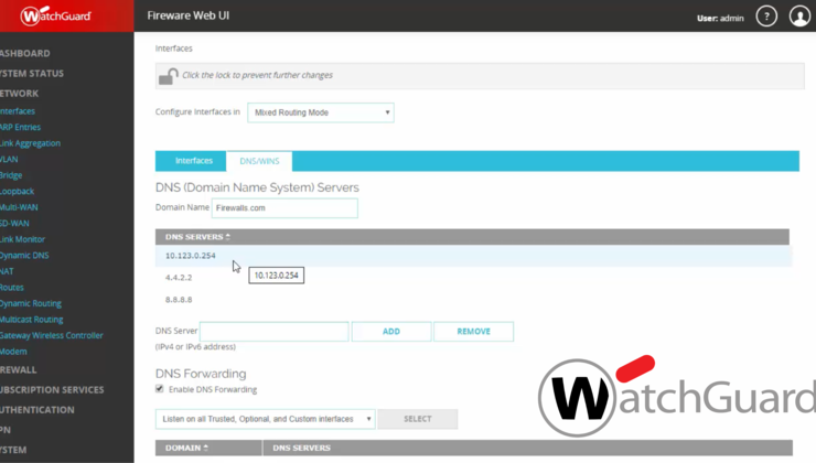 WatchGuard: How to Configure DNS and DHCP