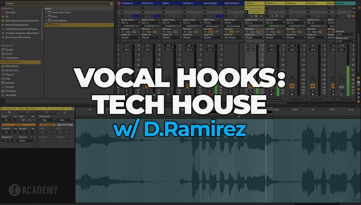 FaderPro | Vocal Hooks: Tech House w/ D.Ramirez