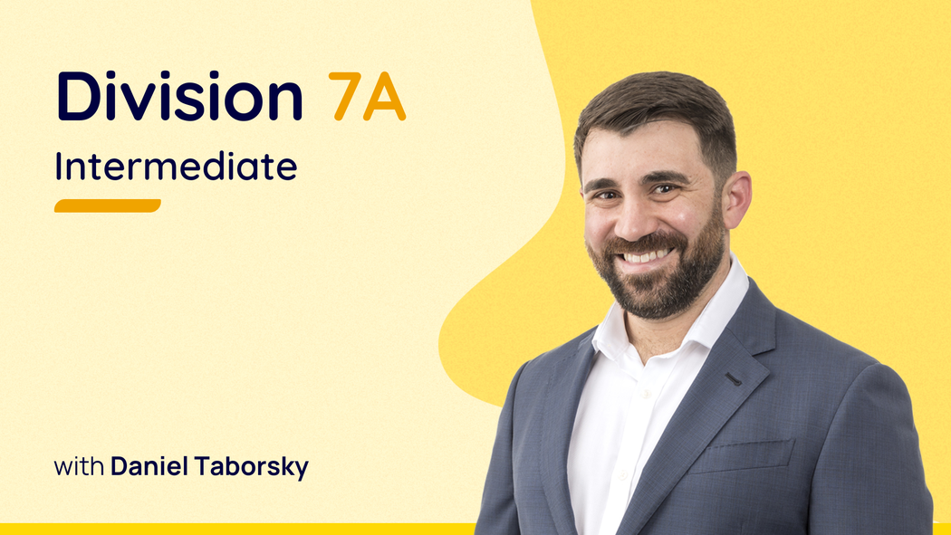 Replay: Division 7A - Intermediate - Tax Nuggets Academy | Tax Nuggets ...