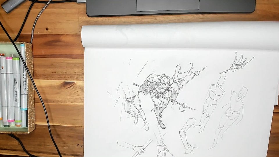 Creating A Fish Eye Lens Sketch
