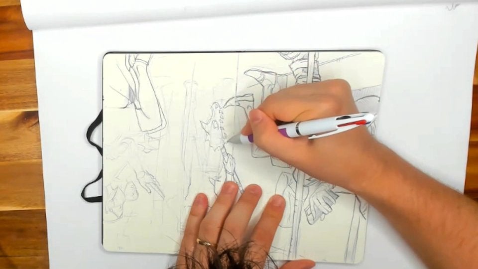 Creating A Fish Eye Lens Sketch