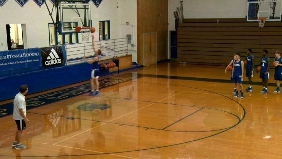 Coach Wootten's Basketball Camp: Footwork and Finishing Drills