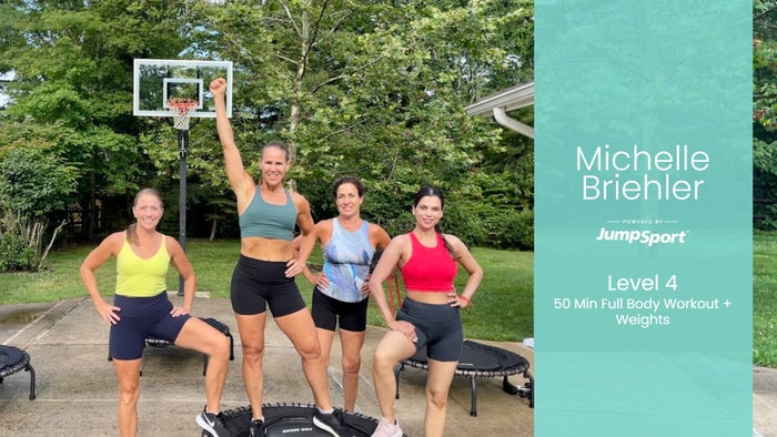 Level 4 | 50 MIN Full Body Workout + Weights | Michelle Briehler