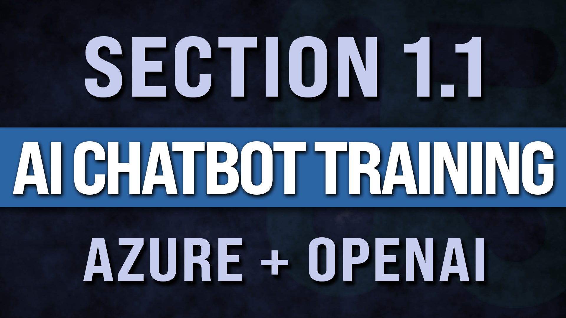 1.1 Train your own AI ChatGPT using your data