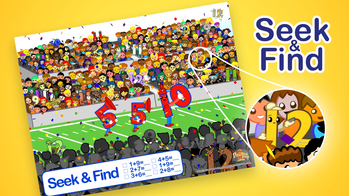 Kids Club | Seek & Find "5+5=10"