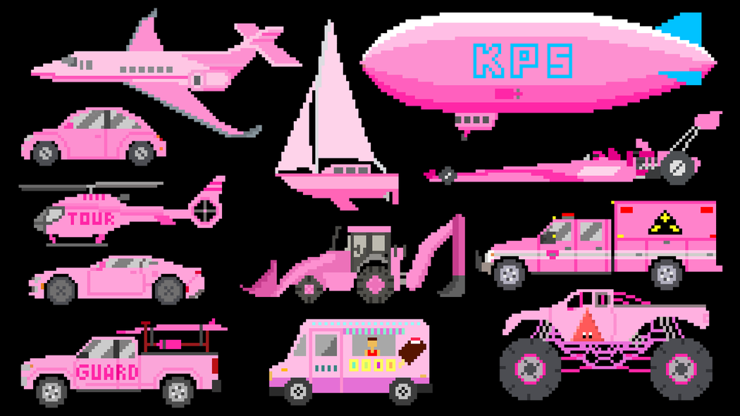 Pink Vehicles Exclusive.Movie | The Kids' Picture Show