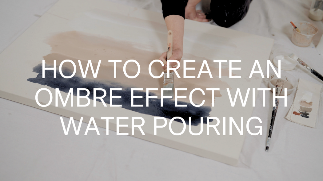 How to Create an Ombre Effect with Water Pouring
