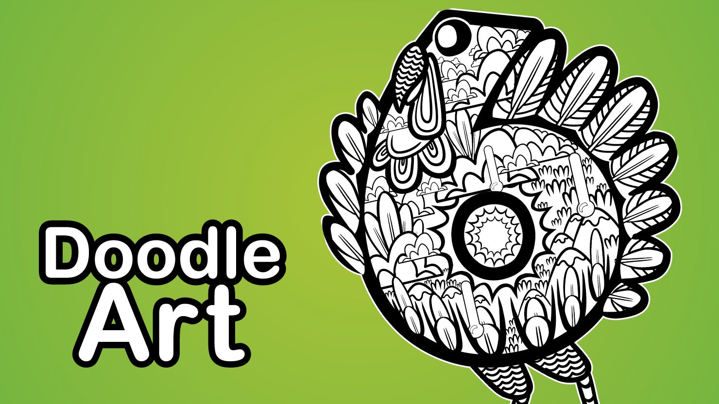 Kids Club | Doodle Art Turkey "6"