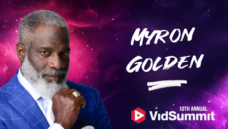 VidSummit | How I Made 8 Figures Part Time During My First Year As A Youtuber - Myron Golden