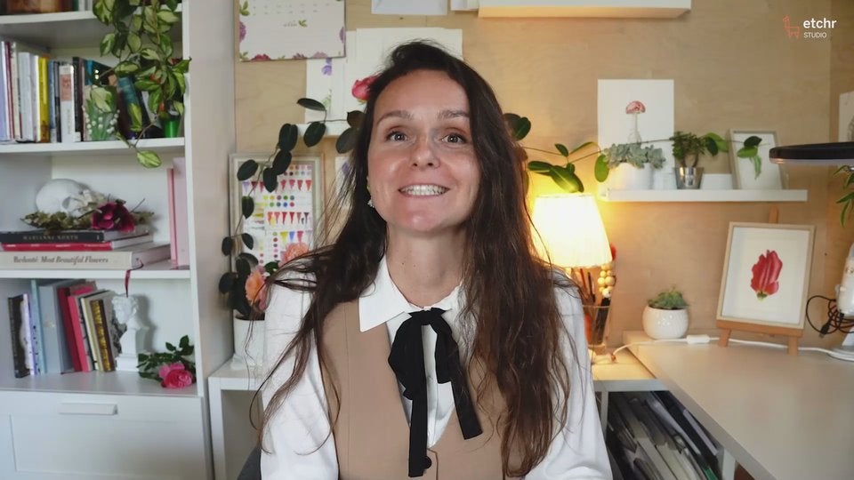 Realistic Shine with Watercolour Peony