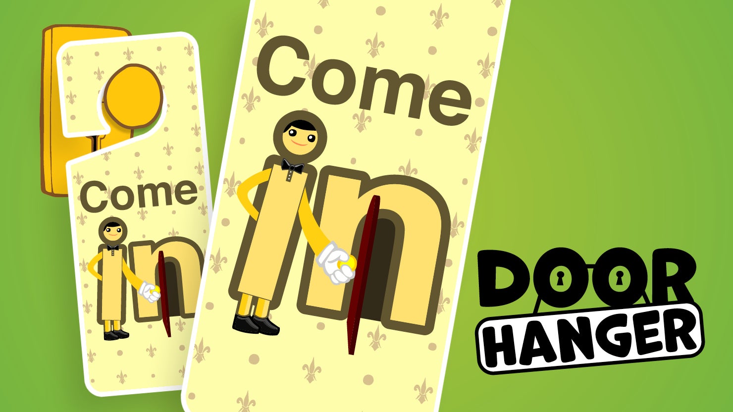 Kids Club | Door Hangers | Come In