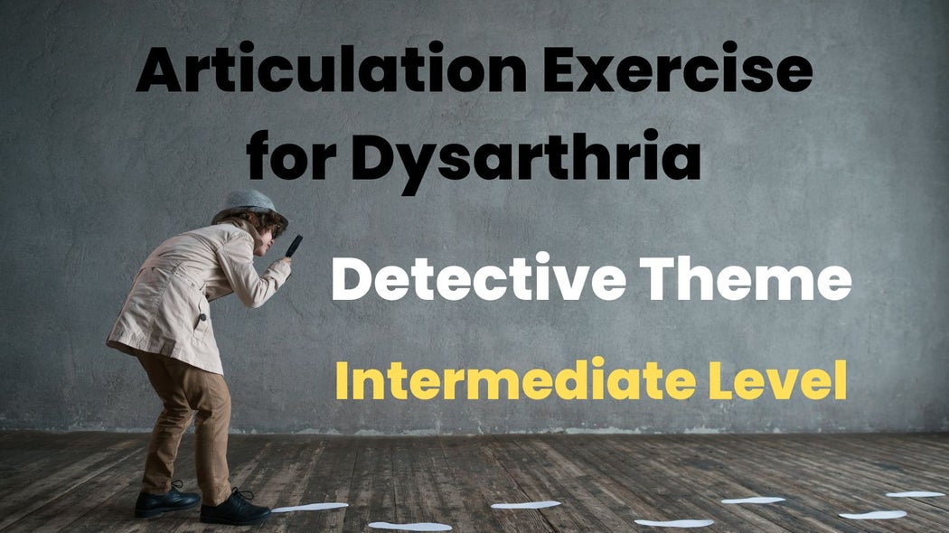 Speech Therapy at Home for Adults | Dysarthria Clarity Workout | Tongue ...