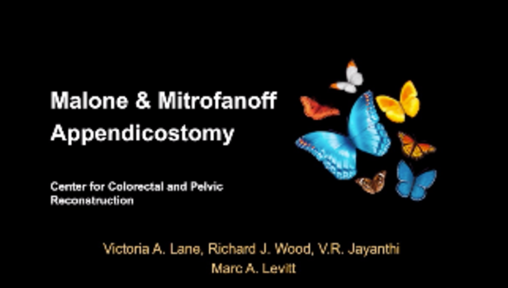 Experts in Surgery | Malone & Mitrofanoff Appendicostomy