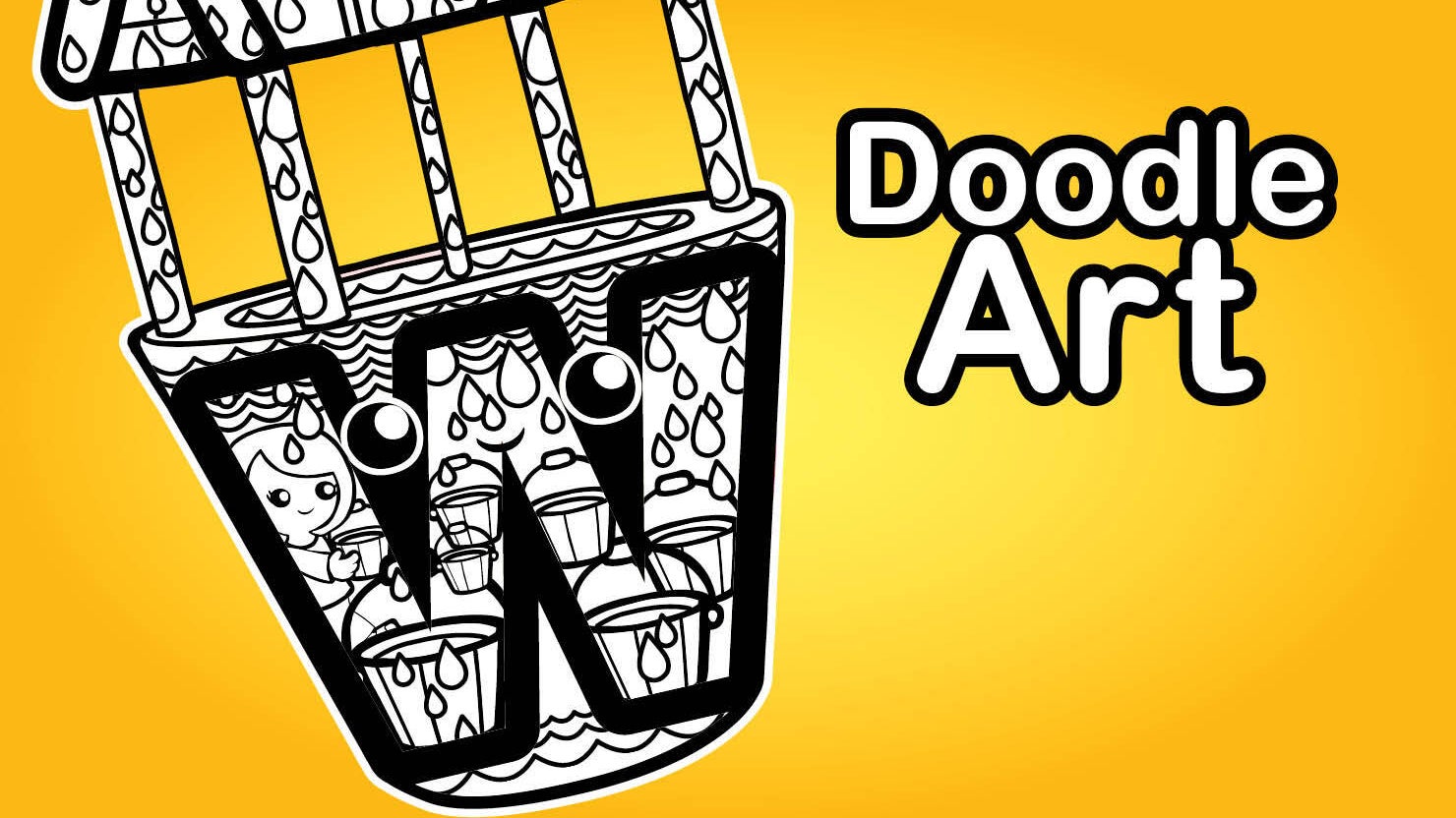 Kids Club | Doodle Art | Conoce las Letras "w"