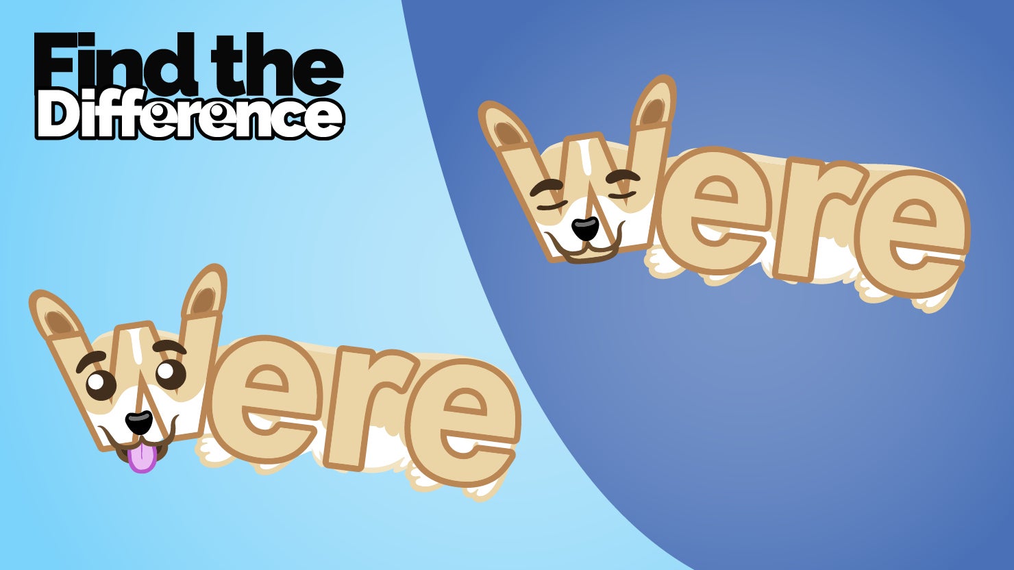 Kids Club | Find The Difference | Meet the Sight Words "were"