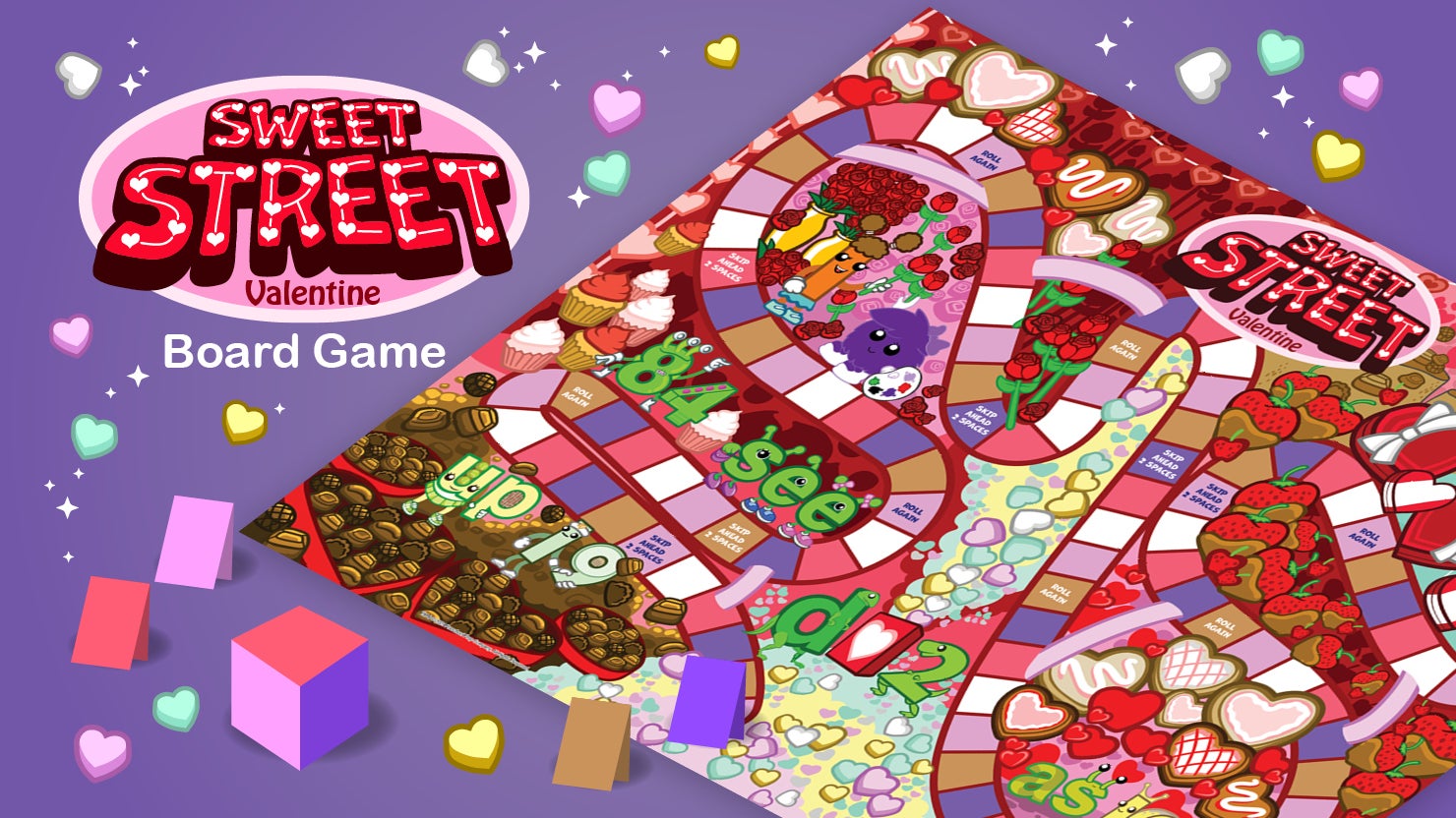 Kids Club | Board Game | Sweet Street | Valentine Edition