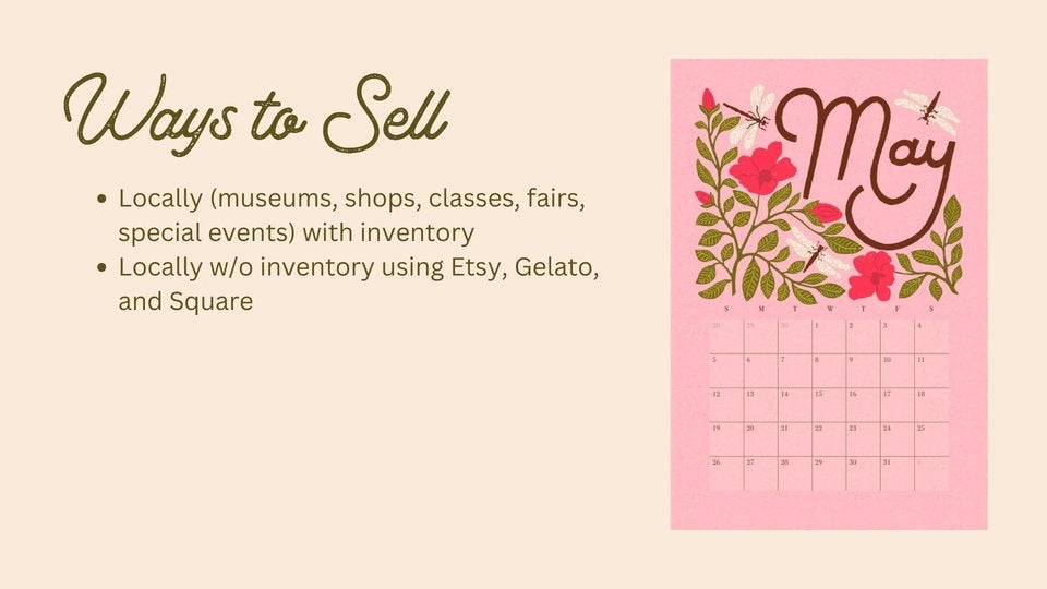 Design & Sell an Illustrated Calendar