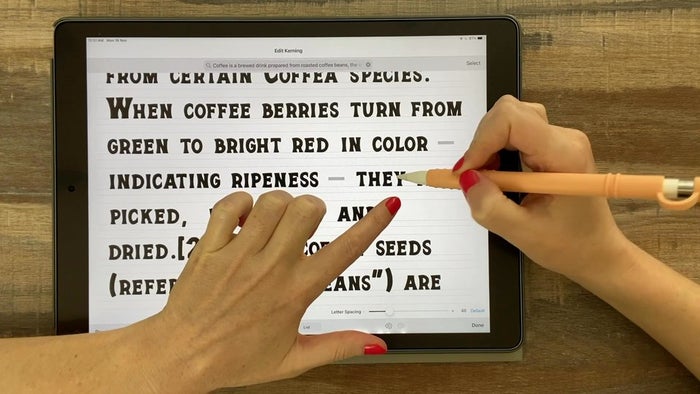 Design a Hand Lettered Font on Your iPad