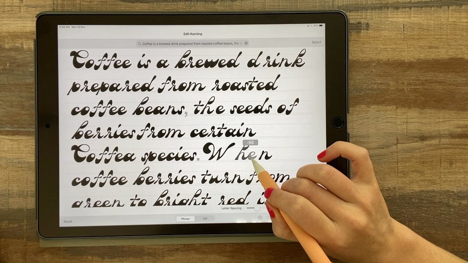 Design a Hand Lettered Font on Your iPad
