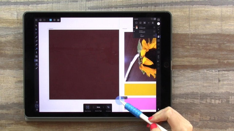 iPad Surface Design in Affinity