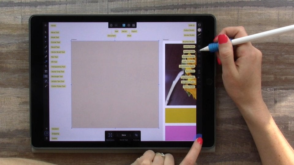 iPad Surface Design in Affinity