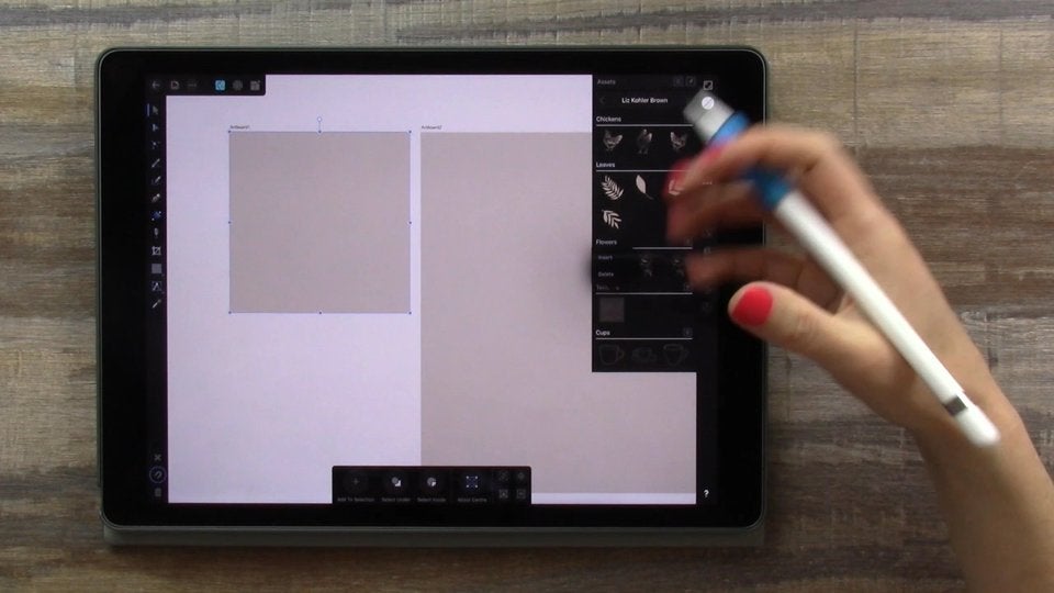 iPad Surface Design in Affinity