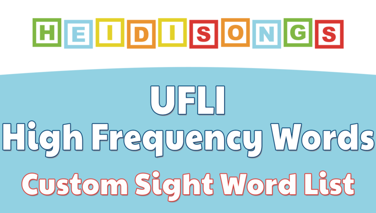 HeidiSongs | UFLI High Frequency Words Collection - HeidiSongs