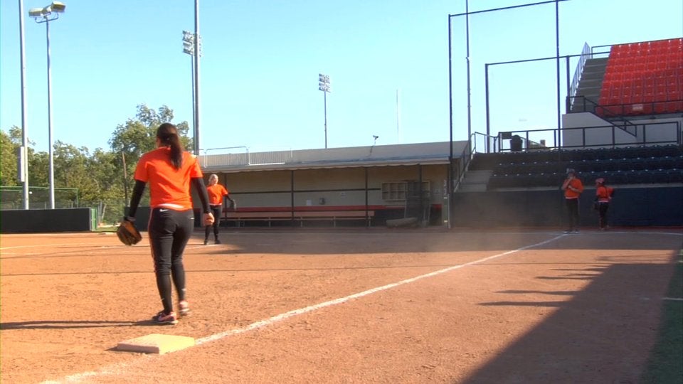All Access Oklahoma State Softball Practice
