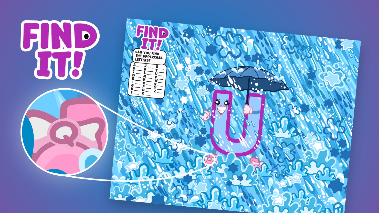 Find It! | Meet the Letters "U"