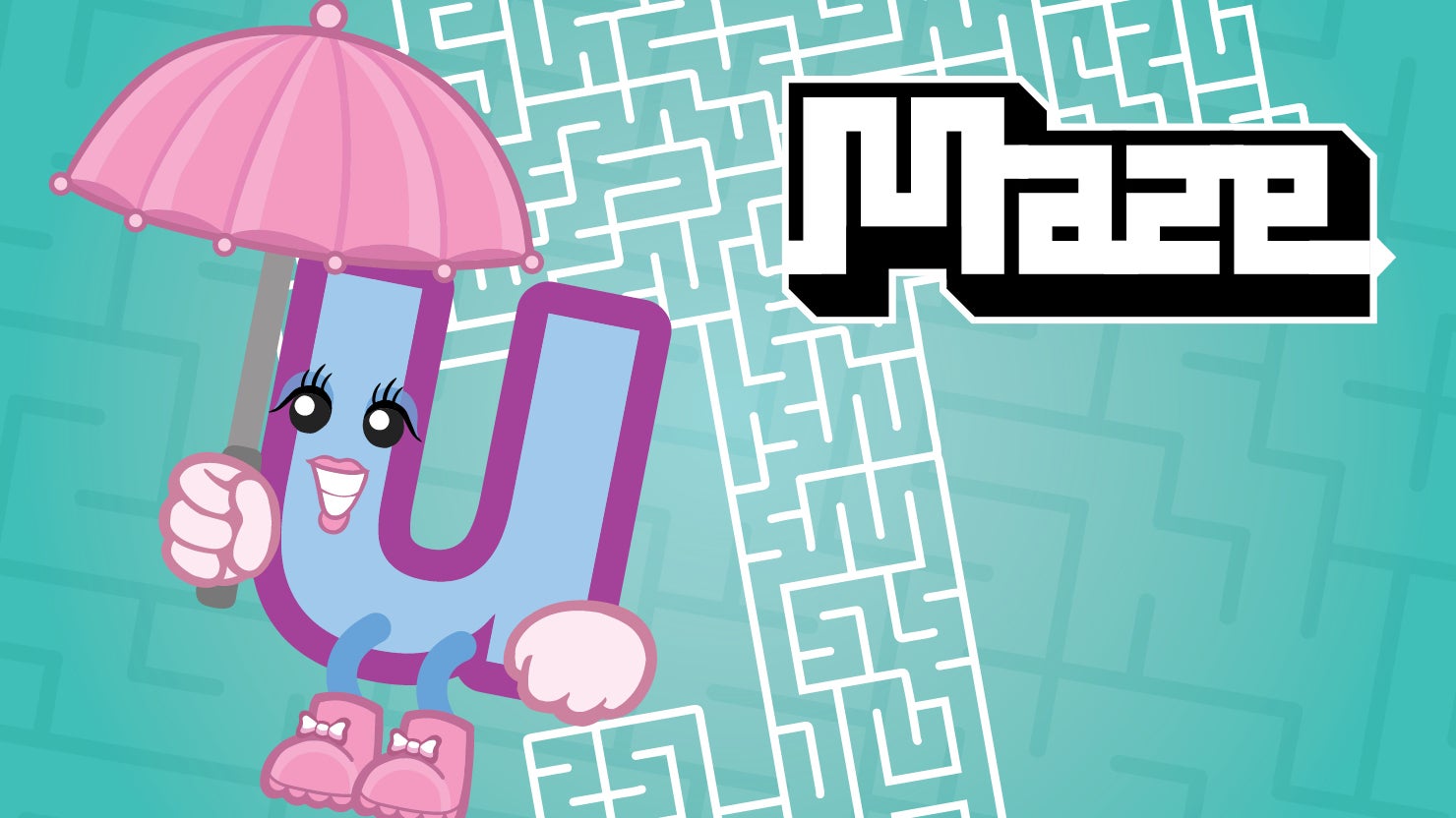 Preschool Prep Kids Club | Maze | Meet the Letters "u" & "U"