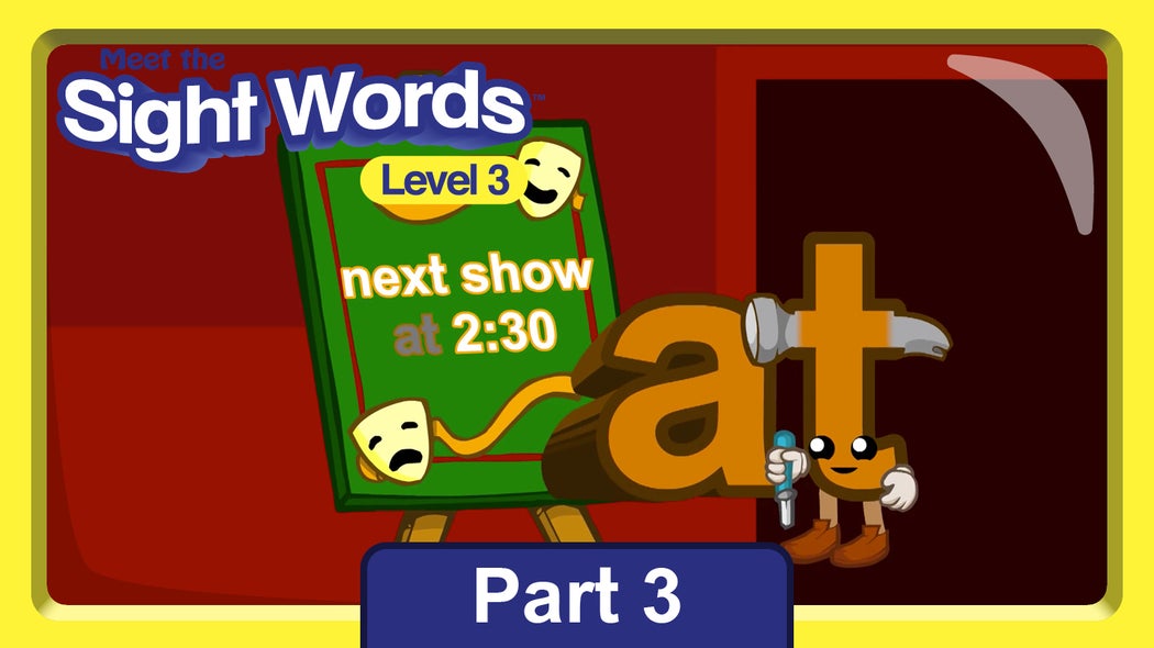 Preschool Prep Kids Club | Online Class | Meet the Sight Words Level 3 ...