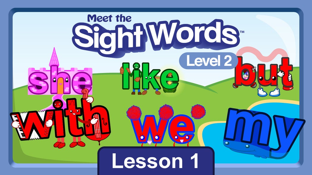 Preschool Prep Kids Club | Online Class | Meet the Sight Words Level 2 ...