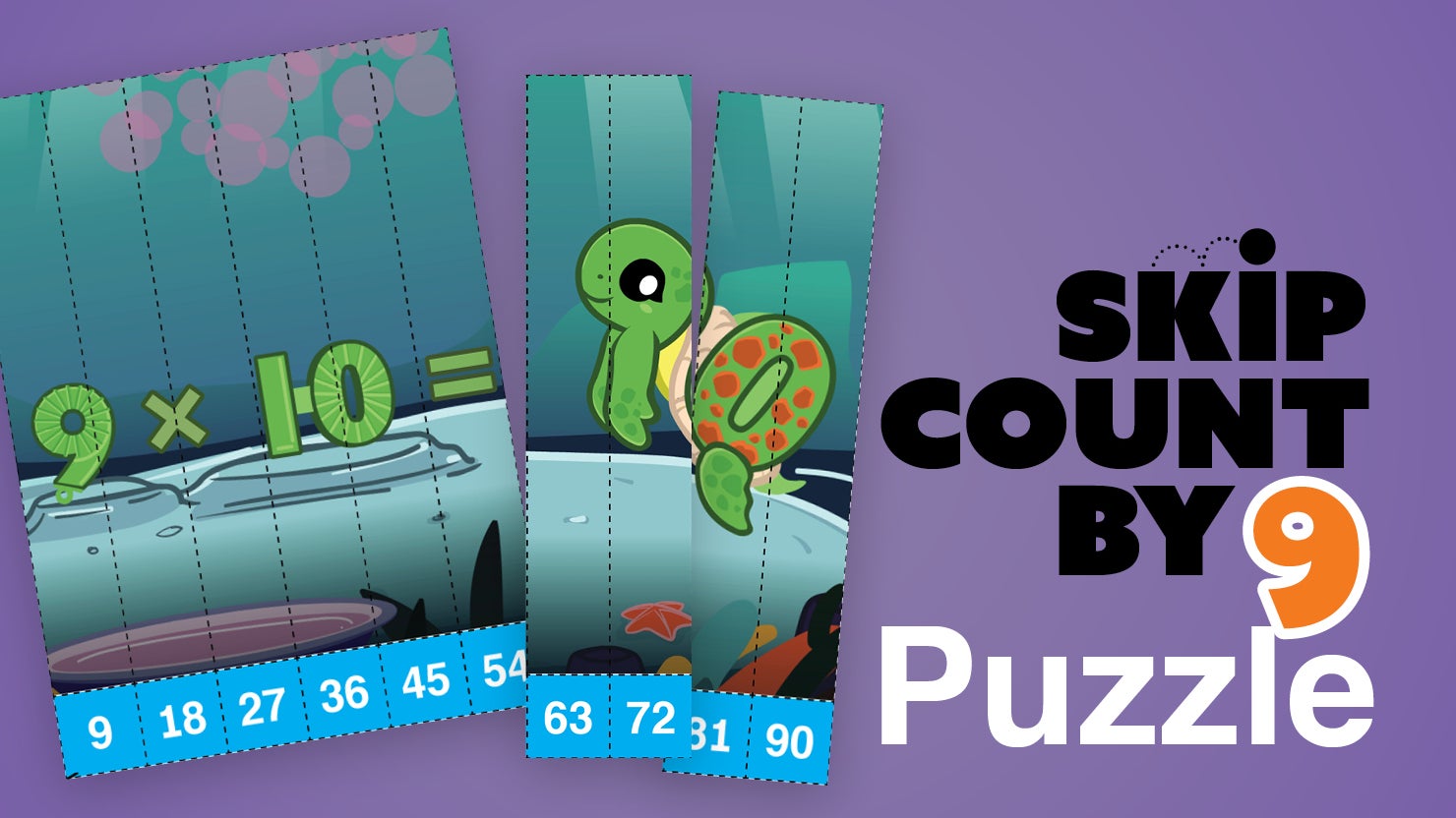 Preschool Prep Kids Club | Skip Count By 9 Puzzle | Meet the Math Facts ...