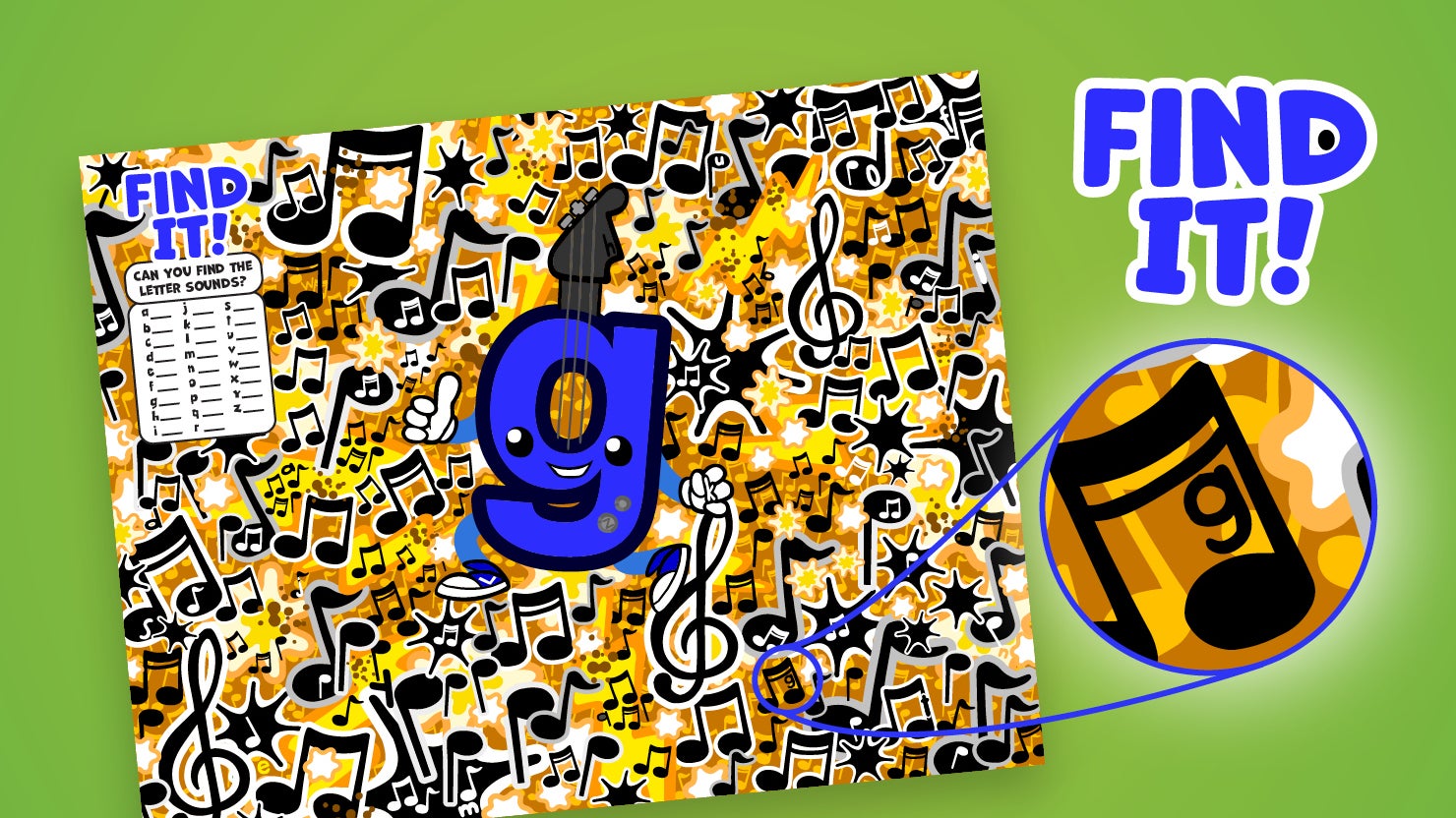 Find It! | Meet the Letter Sounds "g"