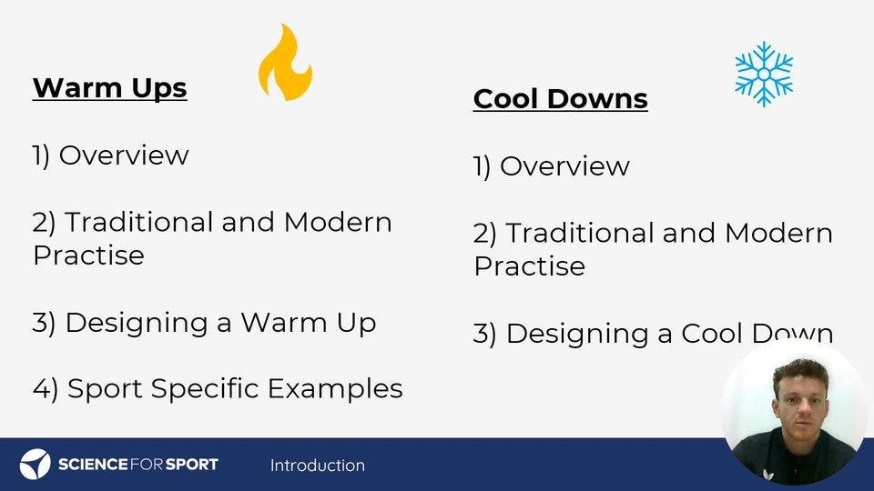Warm Ups and Cool Downs