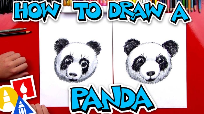 How To Draw A Giant Panda Face