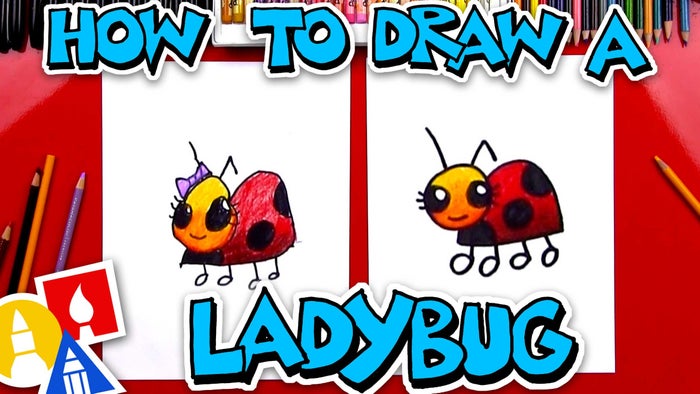 simple cartoon ladybug