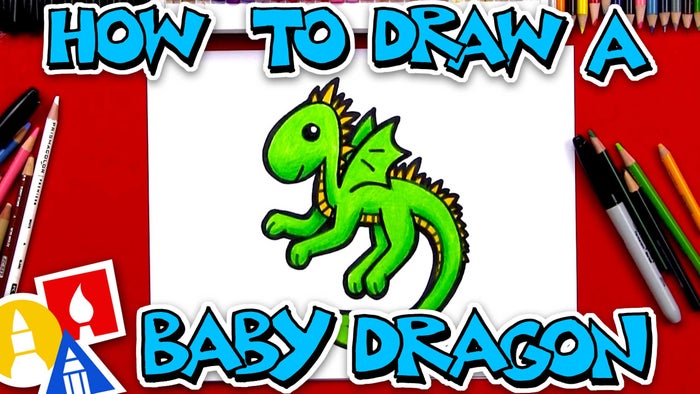 how to draw cartoon dragon