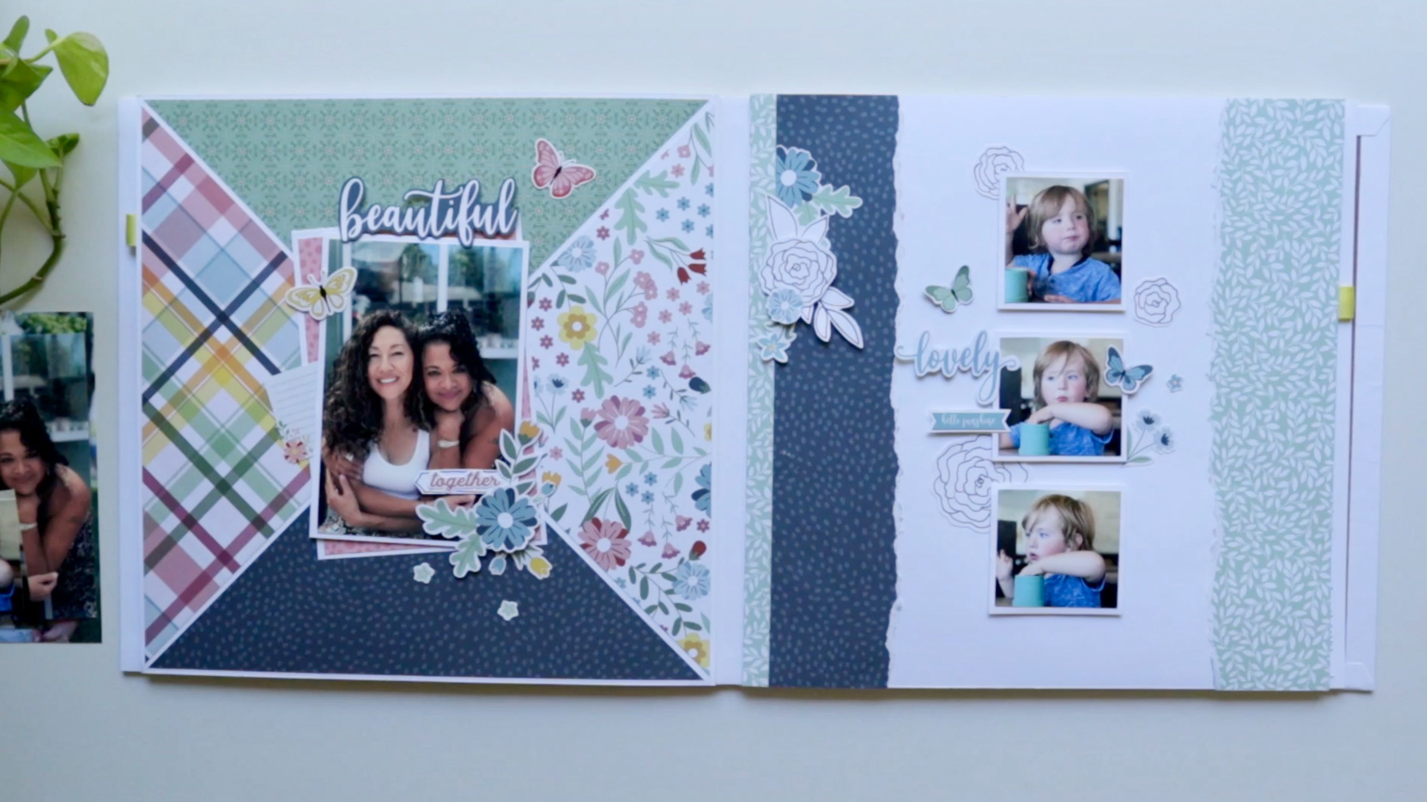 Scrapbook Layout Double Page Spread | Simple Stories Boho Sunshine
