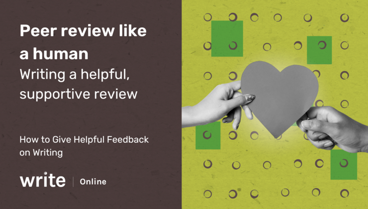 Write Online | Peer review | Quick tips | Writing feedback