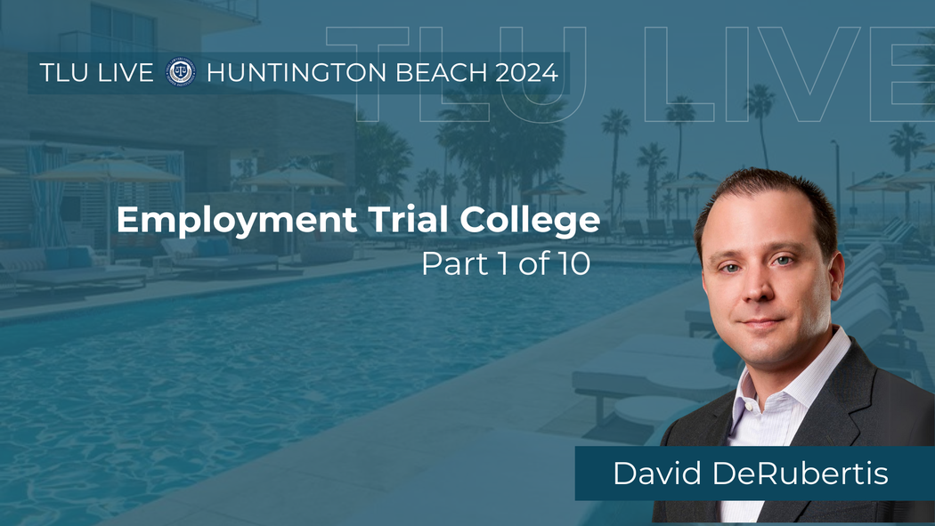 Trial Lawyers University | On Demand